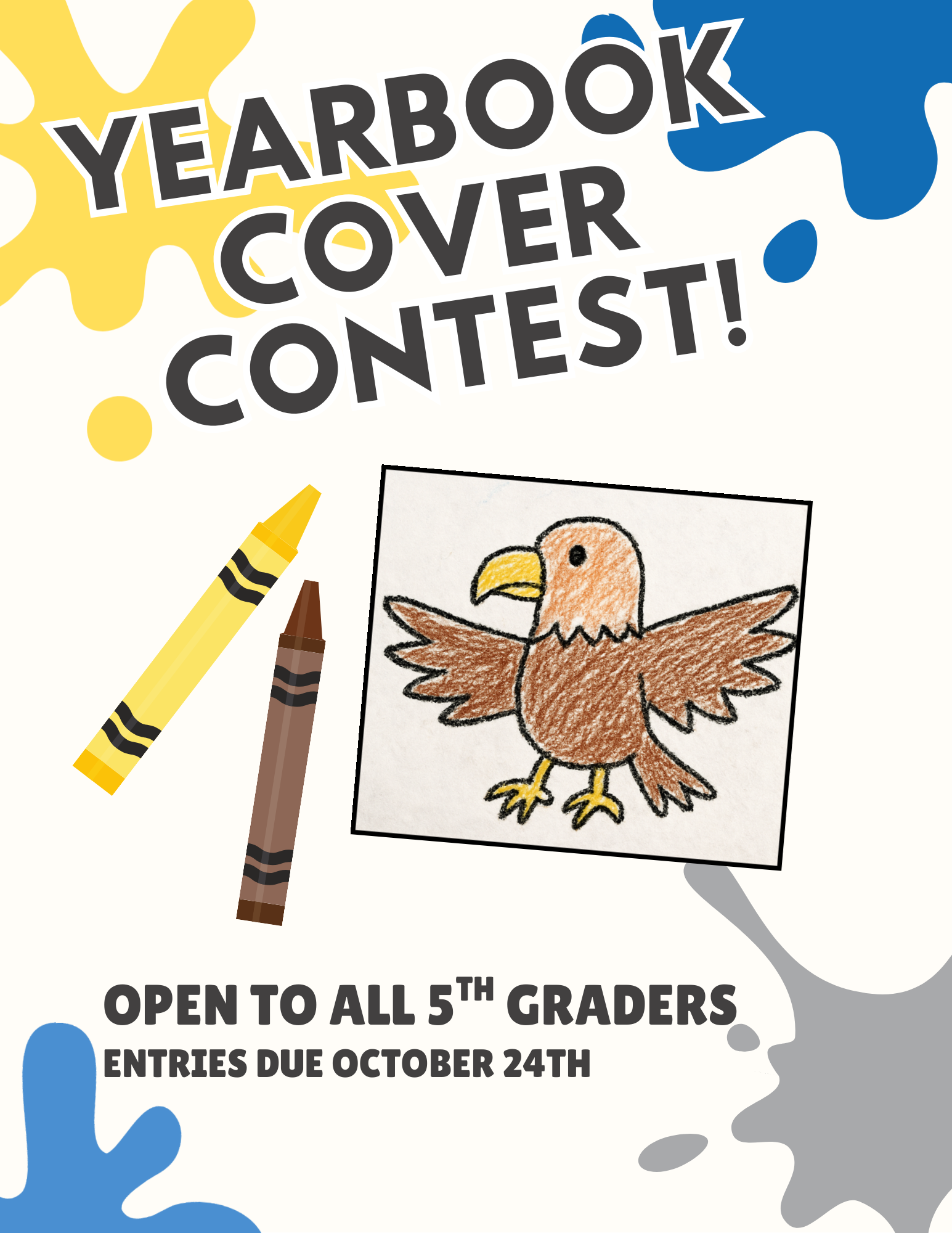 Swigert International School » 5th Grade Yearbook Cover Contest